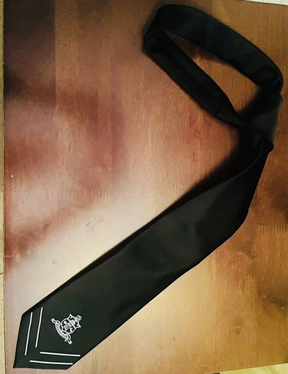 Black Coat Of Arms Neck Tie – #EntrepreNUPE