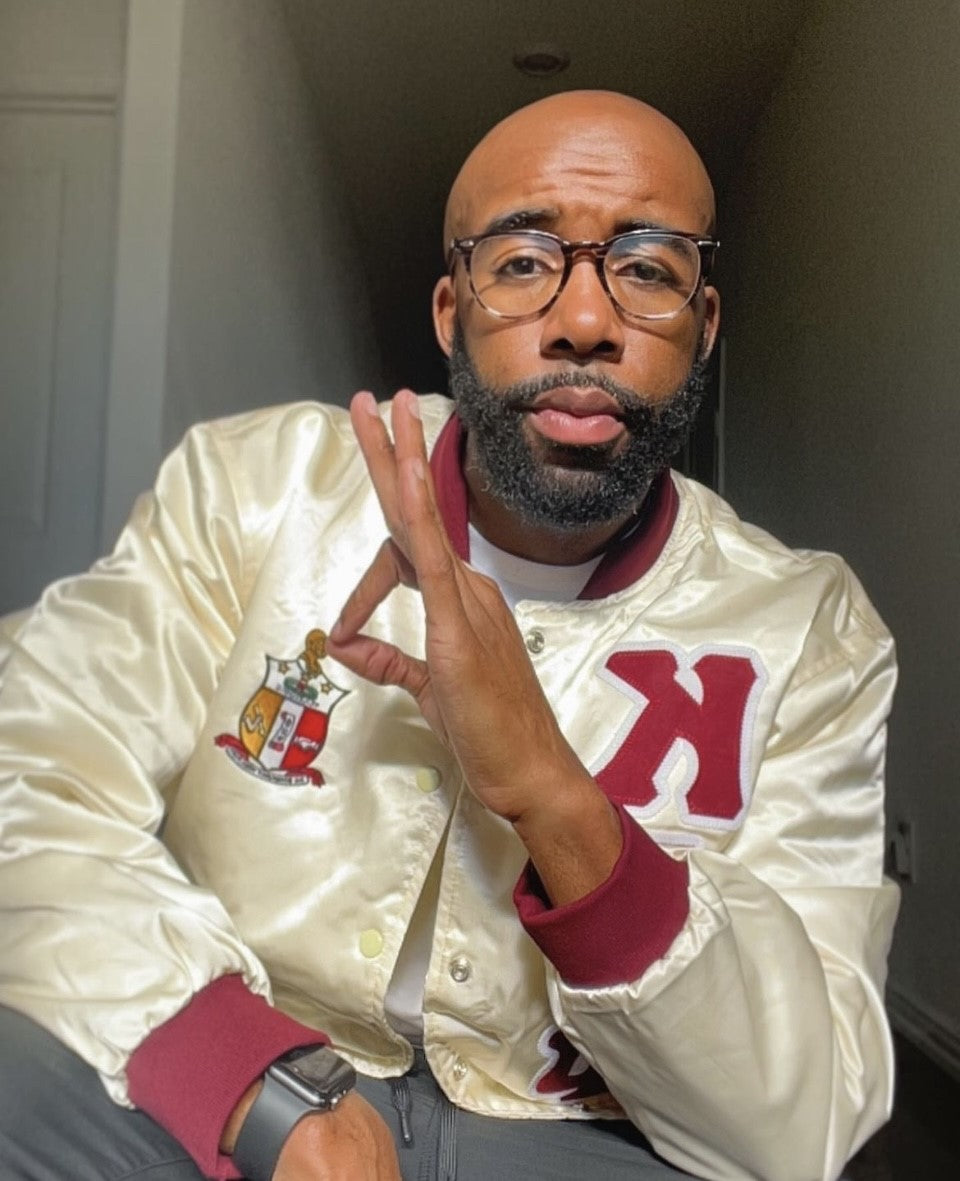 CREAM AND CRIMSON SATIN KAPPA JACKET – #EntrepreNUPE